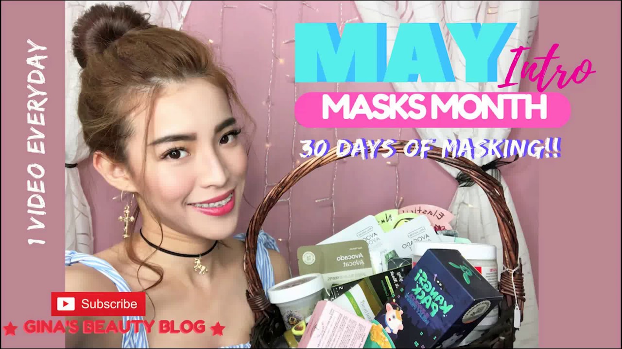 MAY MASKS MONTH Intro - 30 DAYS OF MASKING WITH GINA - YouTube