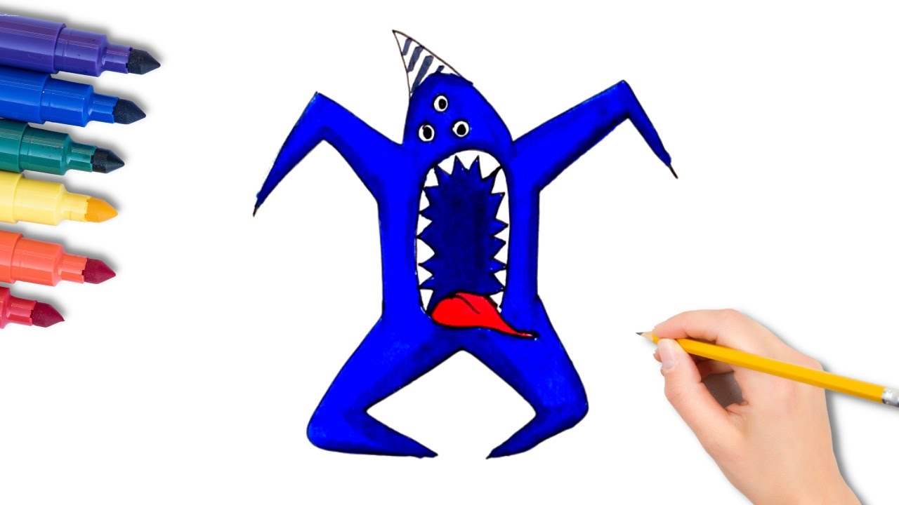 How to draw NABNAB - GARTEN OF BANBAN 2 - YouTube