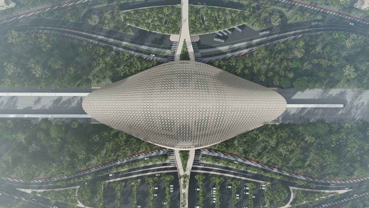 Tren Maya Estación tulum train station mexico building - YouTube