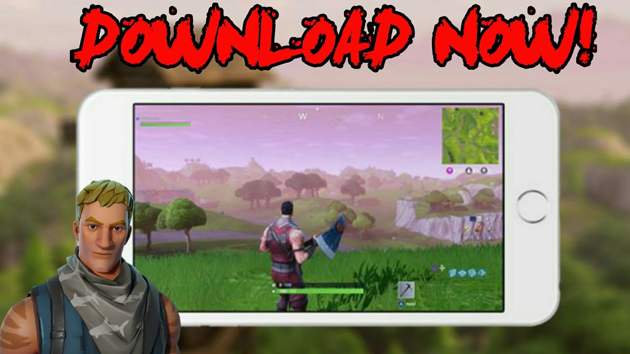 FORTNITE MOBILE DOWNLOAD - IOS / ANDROID (Fortnite GAMEPLAY) - YouTube