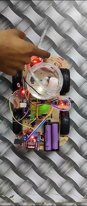 ARDUINO FIRE FIGHTING ROBOT #creative #shortsvideo #project #science #robotics #chandrayan3 ...