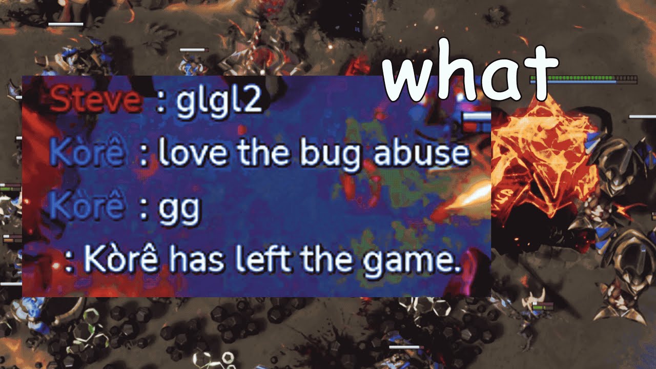 stormgate - accused of bug abuse - YouTube