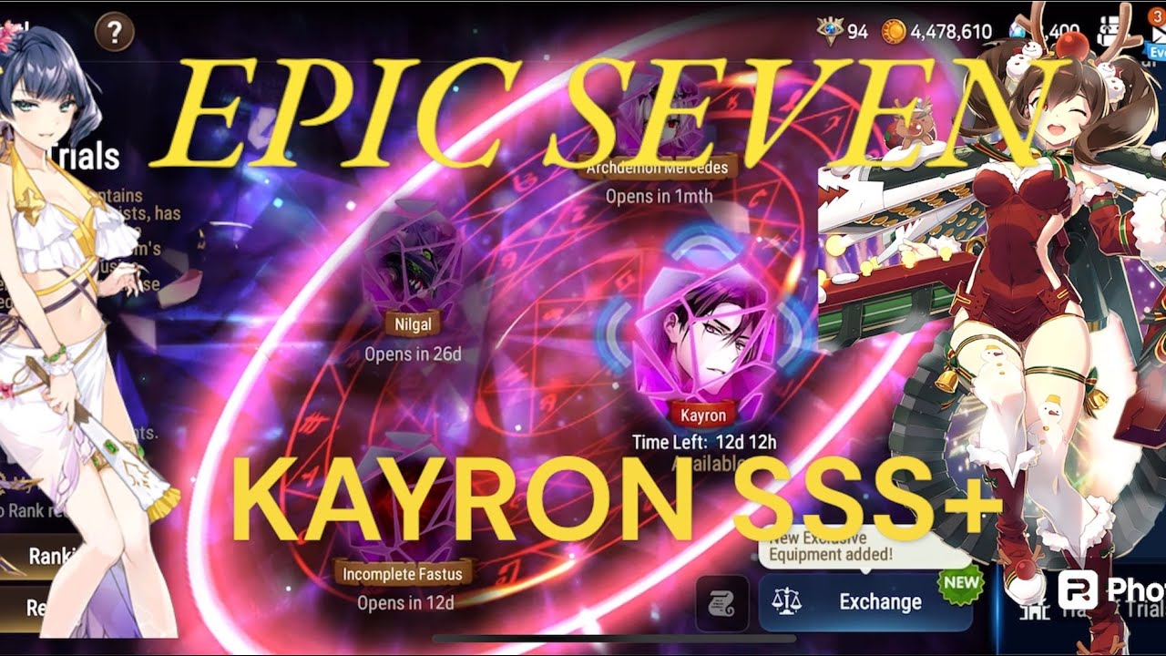 Epic seven guide : Achieve SSS+ Rank on Hall Of Trials against Kayron ...