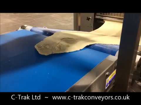 Pastry Handling Equipment using Luffing Conveyors - YouTube