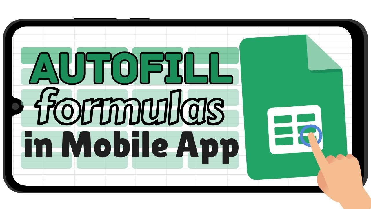 How to Autofill Formulas in Google Sheets Mobile (Easy Method) - YouTube