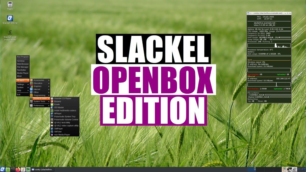 A Quick Look At Slackel 7.3 Openbox DistroTube