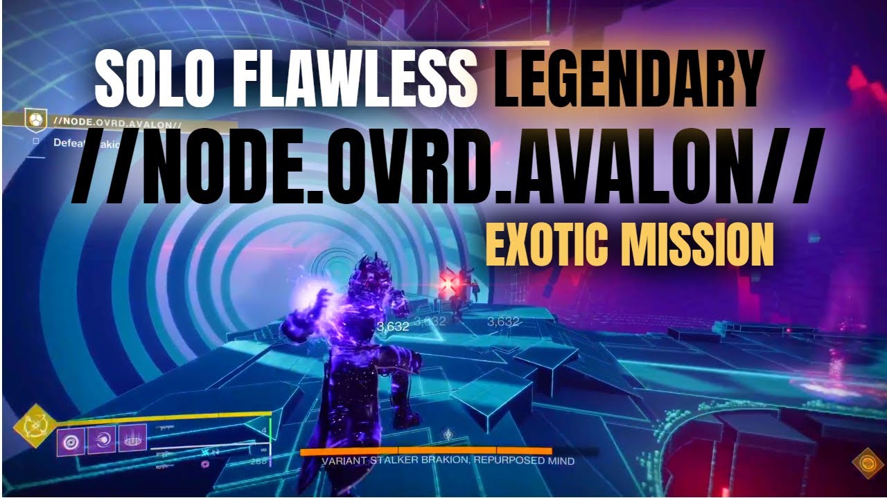 Solo Flawless Legendary Avalon Exotic Mission - YouTube