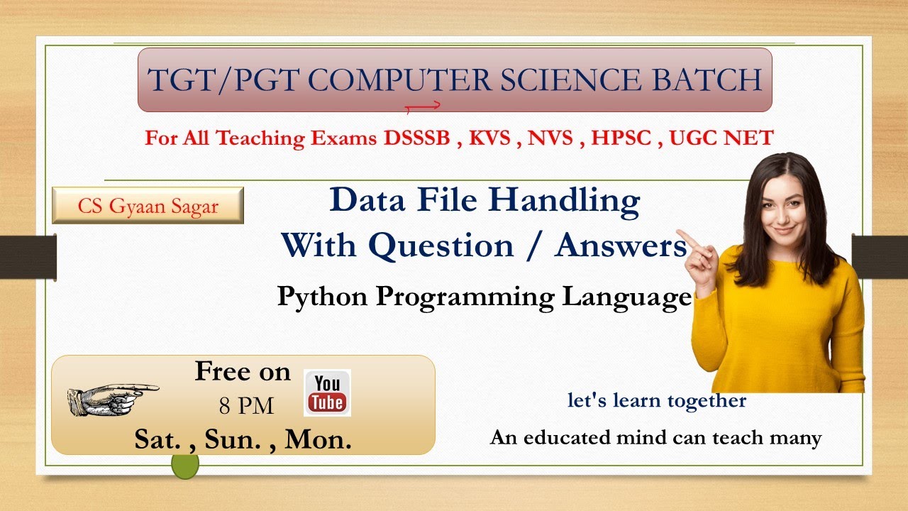 file handling in Python programming | file handling class 12 Python ...