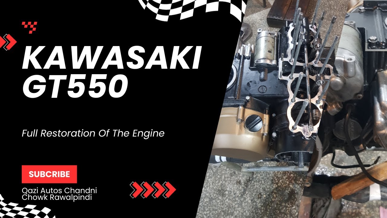 KAWASAKI GT550 ENGINE REBUILD - YouTube