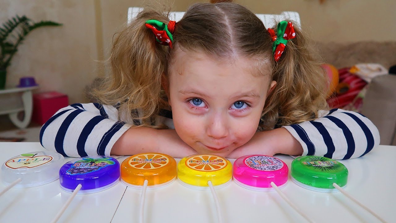 SLIME COLORAT IN ACADELE | Video Pentru Copii - YouTube