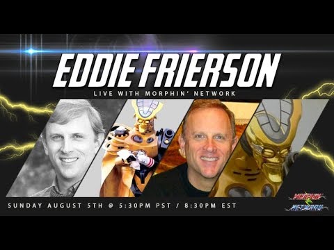 Eddie Frierson Live Online Interview (Power Rangers Time Force: Voice ...