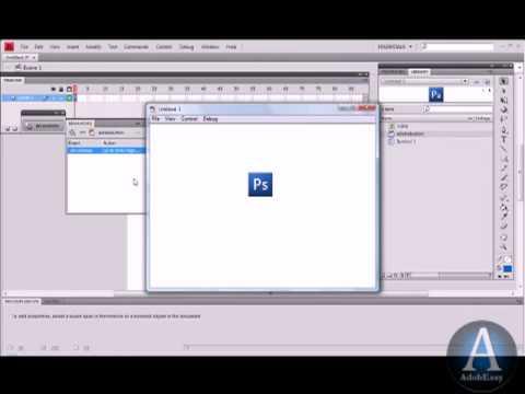 Creating A Rollover Animated Button in Flash CS4 - Flash Tutorials For Beginners - YouTube