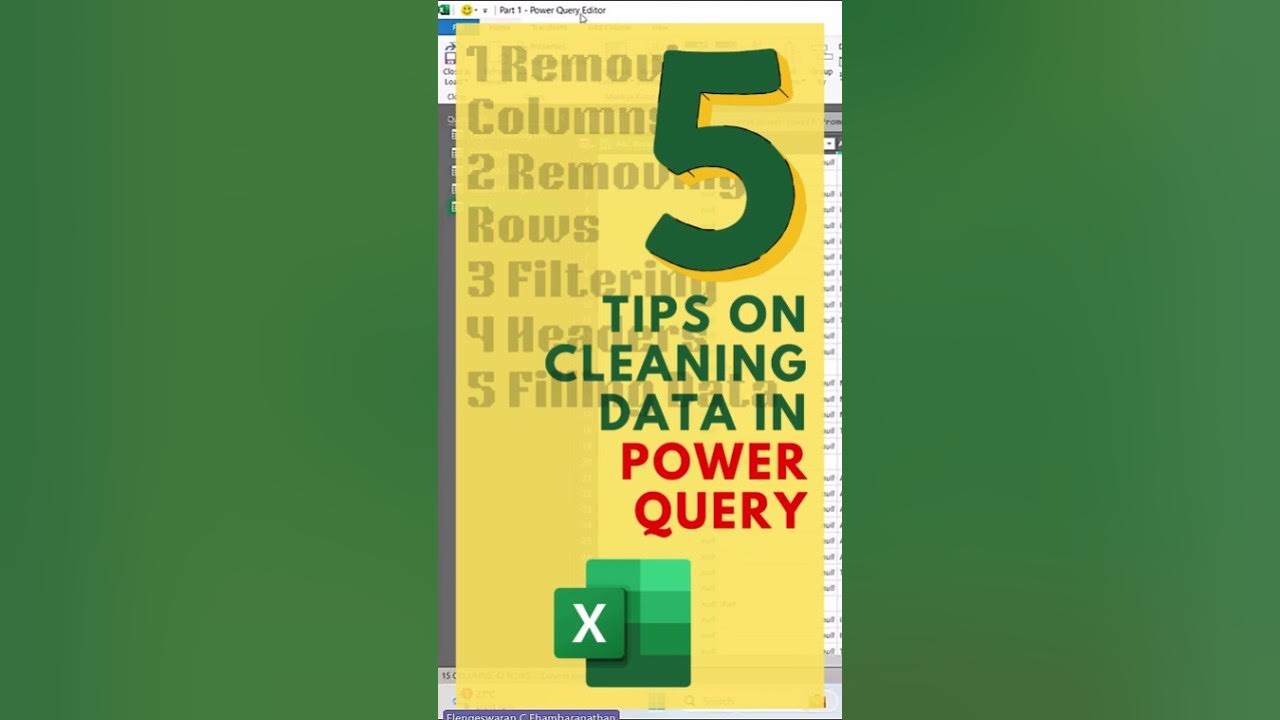 Five Tips When Cleaning Data in Power Query Excel #excel #exceltips # ...
