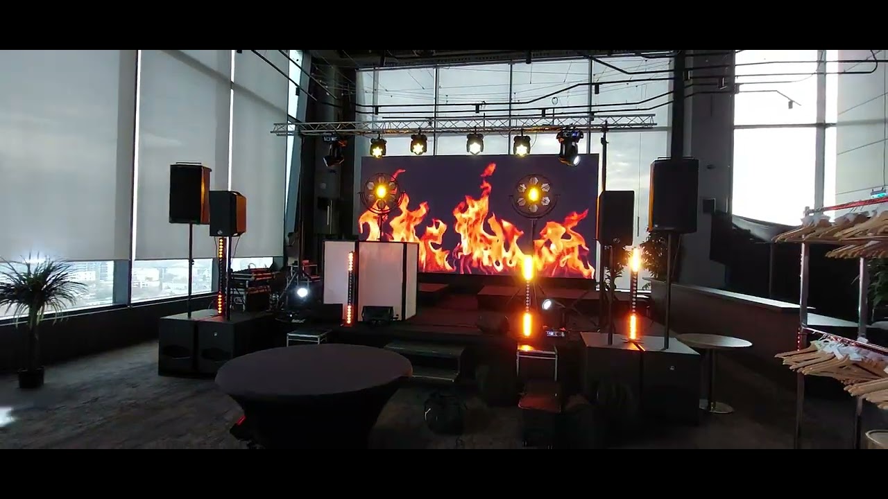 DJ SETUP - LED SCREEN - YouTube