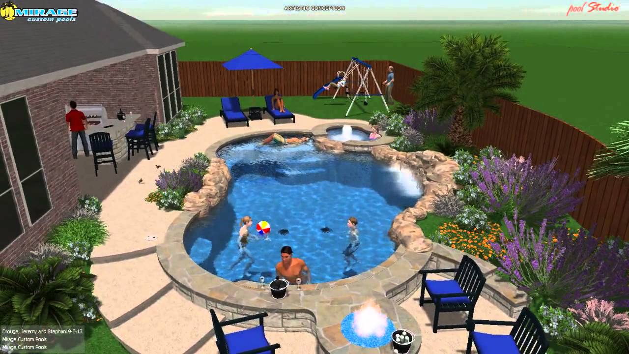 Mirage Custom Pools Lakes of Prosper Prosper, TX 75078 - YouTube