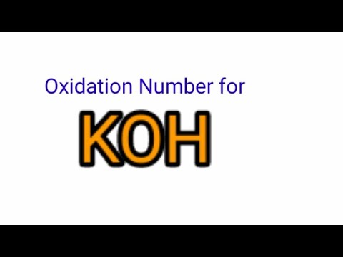 Oxidation Number for KOH . Oxidation state of potassium hydroxide ...