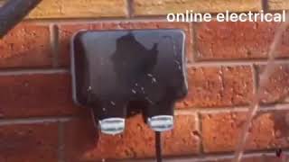 Mk 13A Switch Socket Outdoor Waterproof Ip66 Grey Masterseal Compact ...