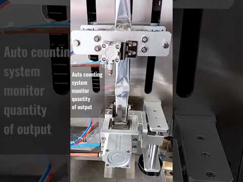 Sachet Packaging Machine with Round Edge Cutting - Auger System - YouTube