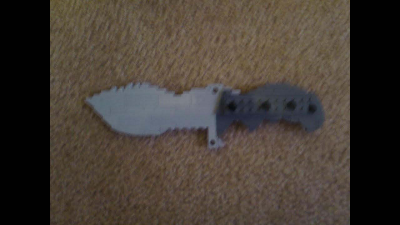 Lego Call of Duty Ghosts (Gold) Combat Knife - YouTube