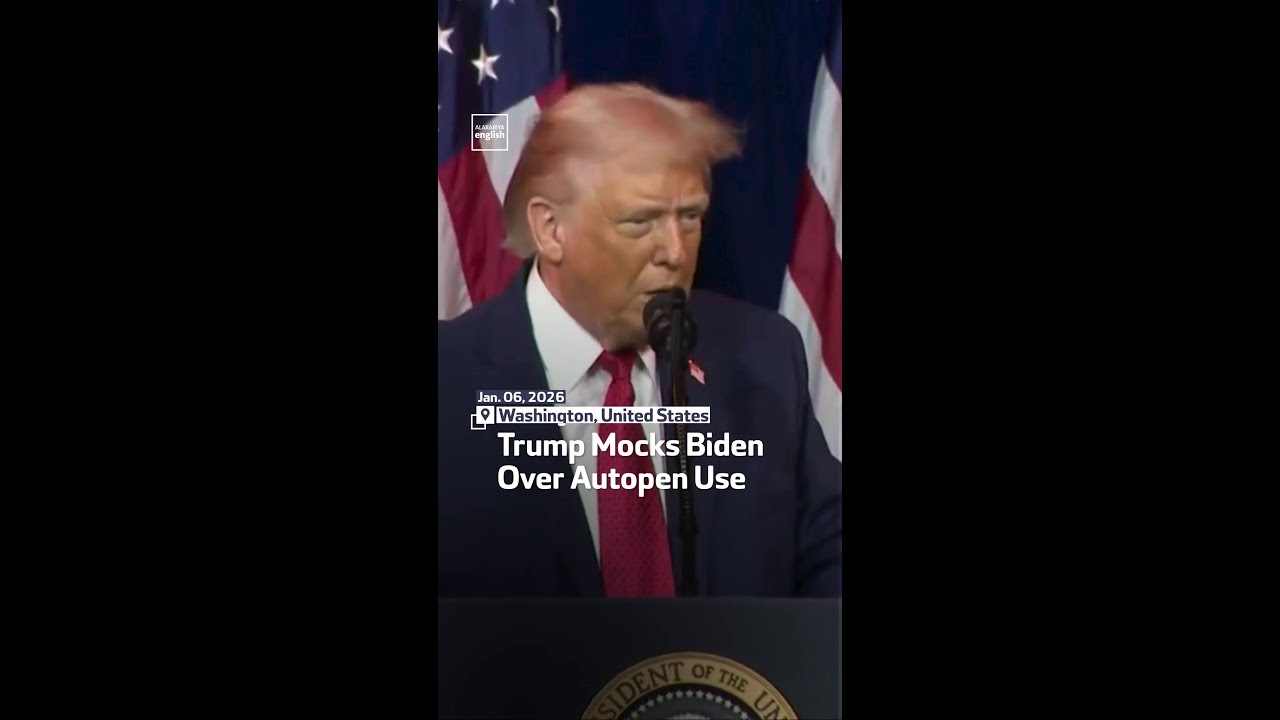 Trump Mocks Biden Over Autopen Use - YouTube
