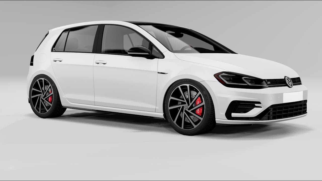 BeamNG drive VW Golf 7r Stage 3 Fast driving - YouTube