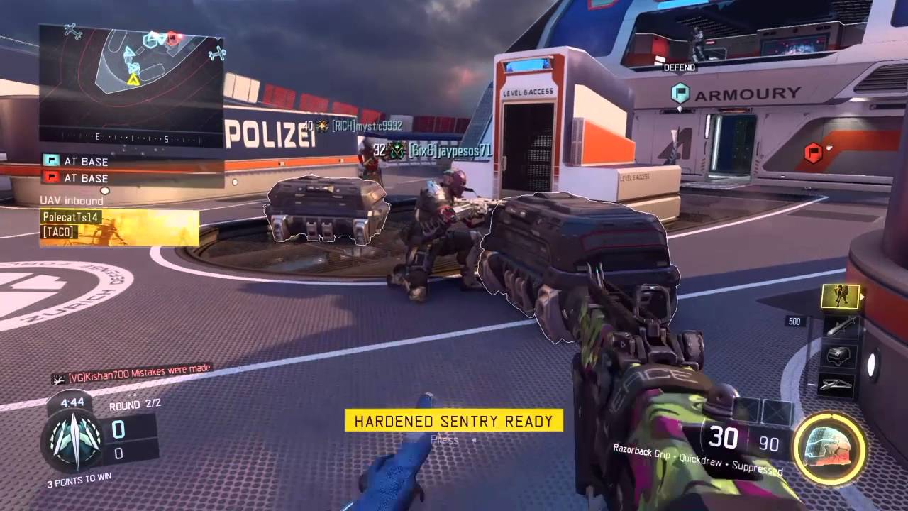 BO3 gameplay "pistol OP" - YouTube