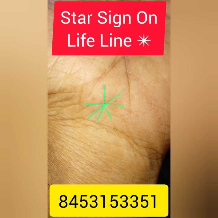 Star Sign On Life Line ️ #palmistry #astrology - YouTube