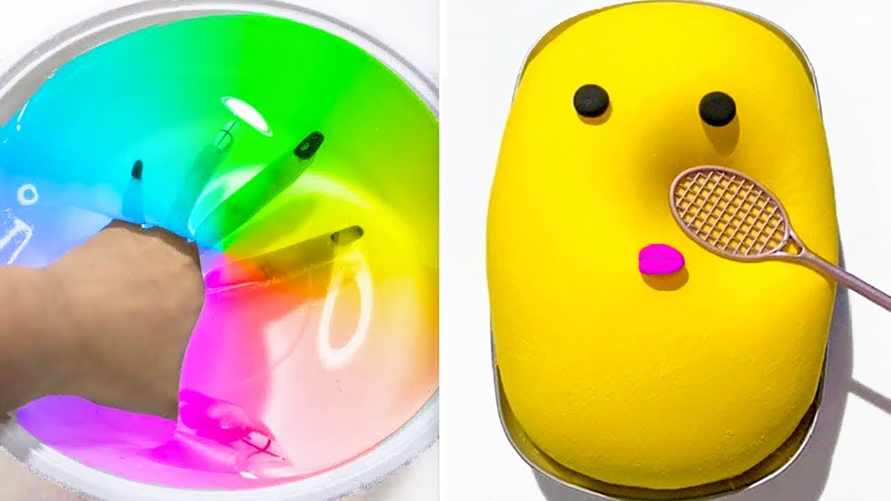 How These Satisfying Slime ASMR Videos Make You Sleep? Relaxing Slime ...