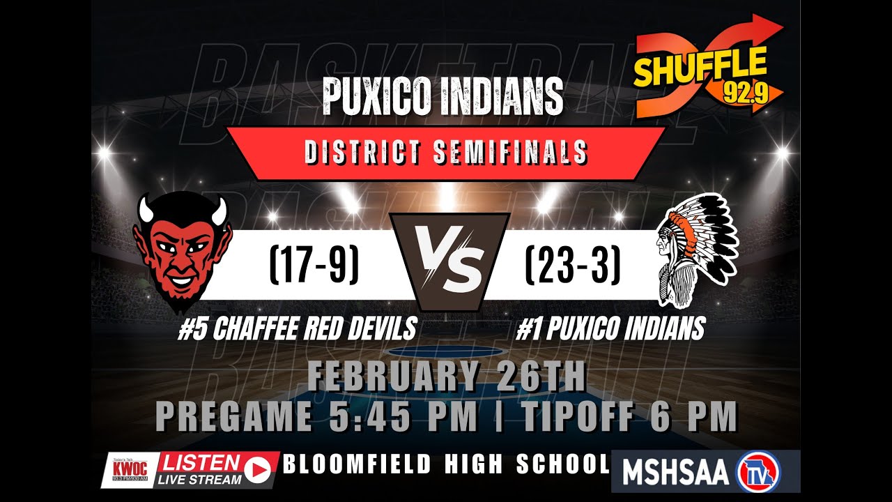 Class 2 District 3 Semifinals game between the Chaffee Red Devils and ...