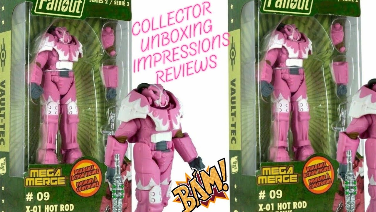 FALLOUT 76 X-01 POWER ARMOR- HOT PINK TARGET EXCLUSIVE UNBOXING ...