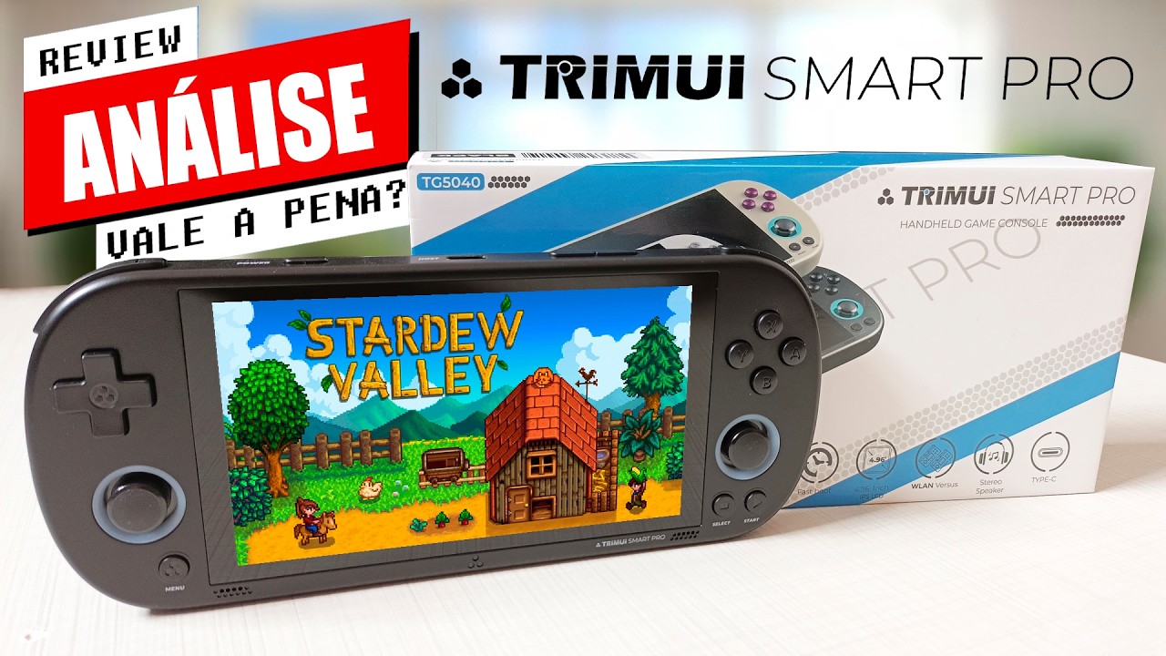 Trimui Smart Pro com CrossMix OS é INCRÍVEL! VEJA ANÁLISE! - YouTube