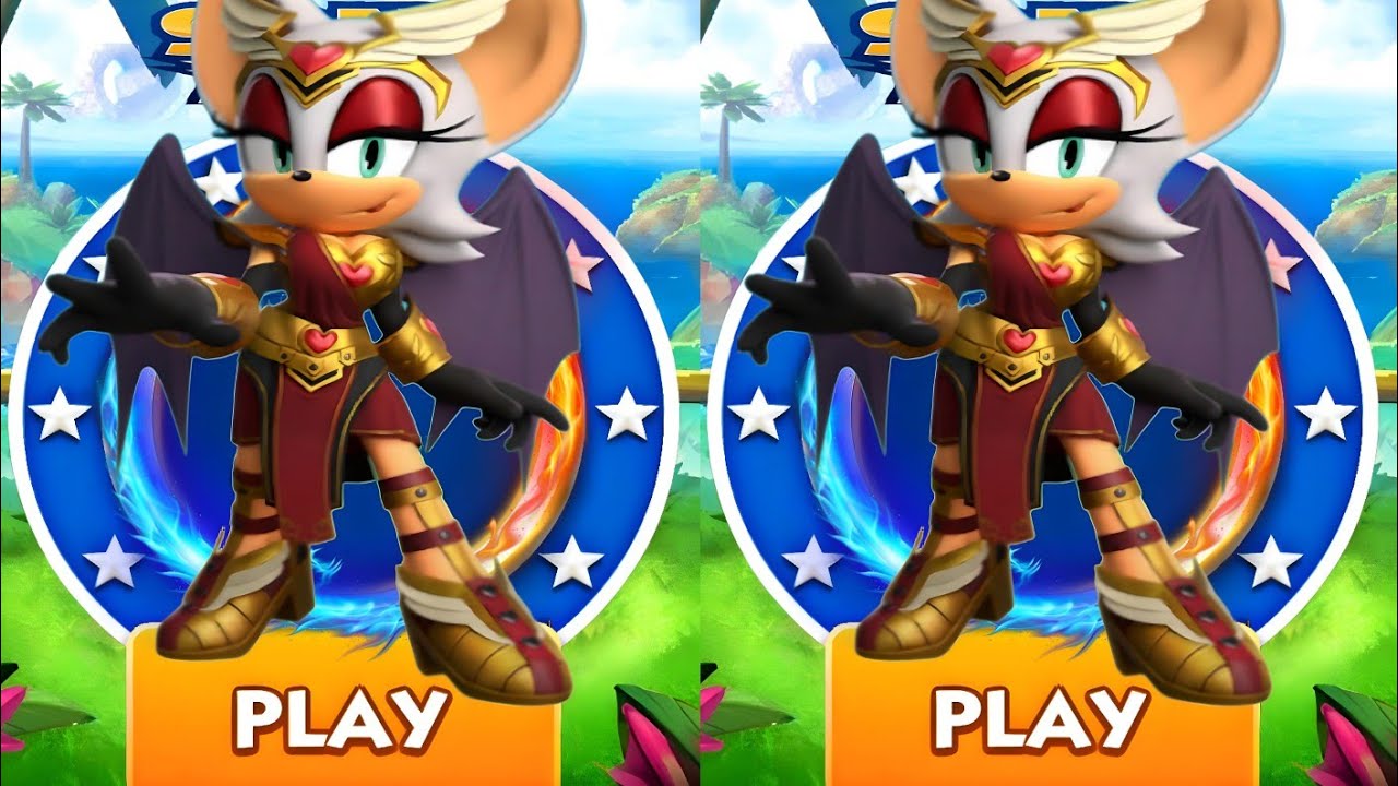 Sonic Dash - Valentine Rouge New Character Unlocked & Fully Upgraded ...