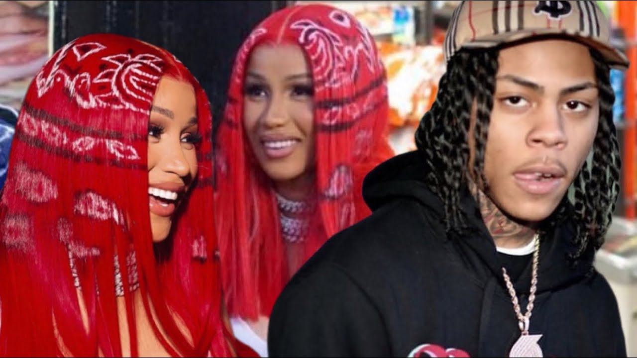 CARDI B DEBUTS BLOOD-RED HAIRSTYLE WHILE TEASING KAY FLOCK ...