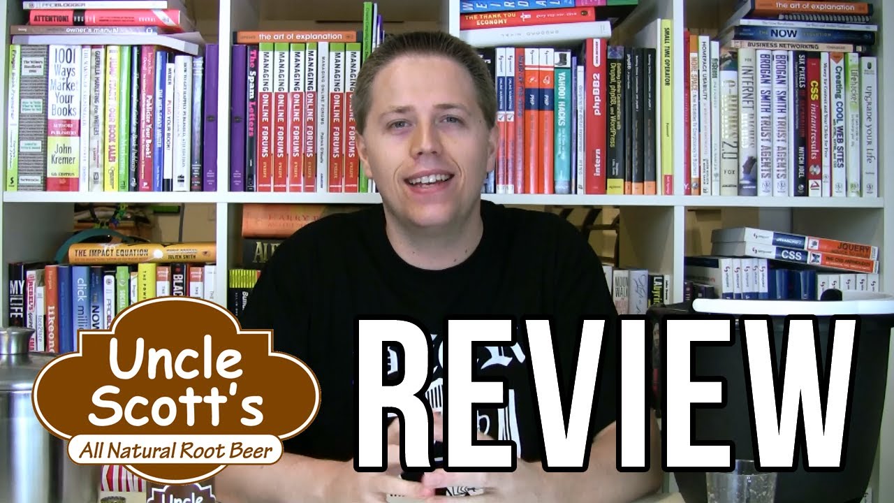 Uncle Scott's Root Beer Review (Soda Tasting #24) - YouTube