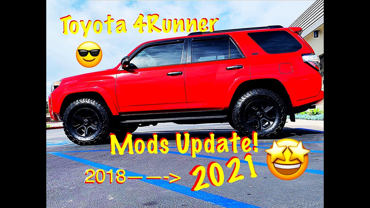 ⬛️🟥⬛️ Toyota 4Runner Mods: Custom Mods 2018-2021 - YouTube