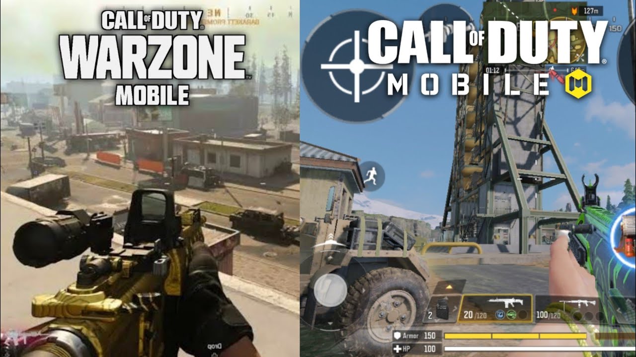 Call of Duty Mobile vs Call of Duty Warzone Mobile || COD Mobile vs ...