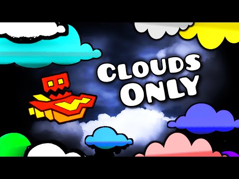 Clouds Only BUILDING CHALLENGE - Geometry Dash - YouTube
