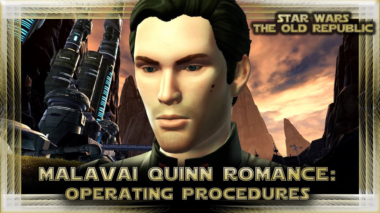 SWTOR : Malavai Quinn Romance - Operating Procedures - YouTube