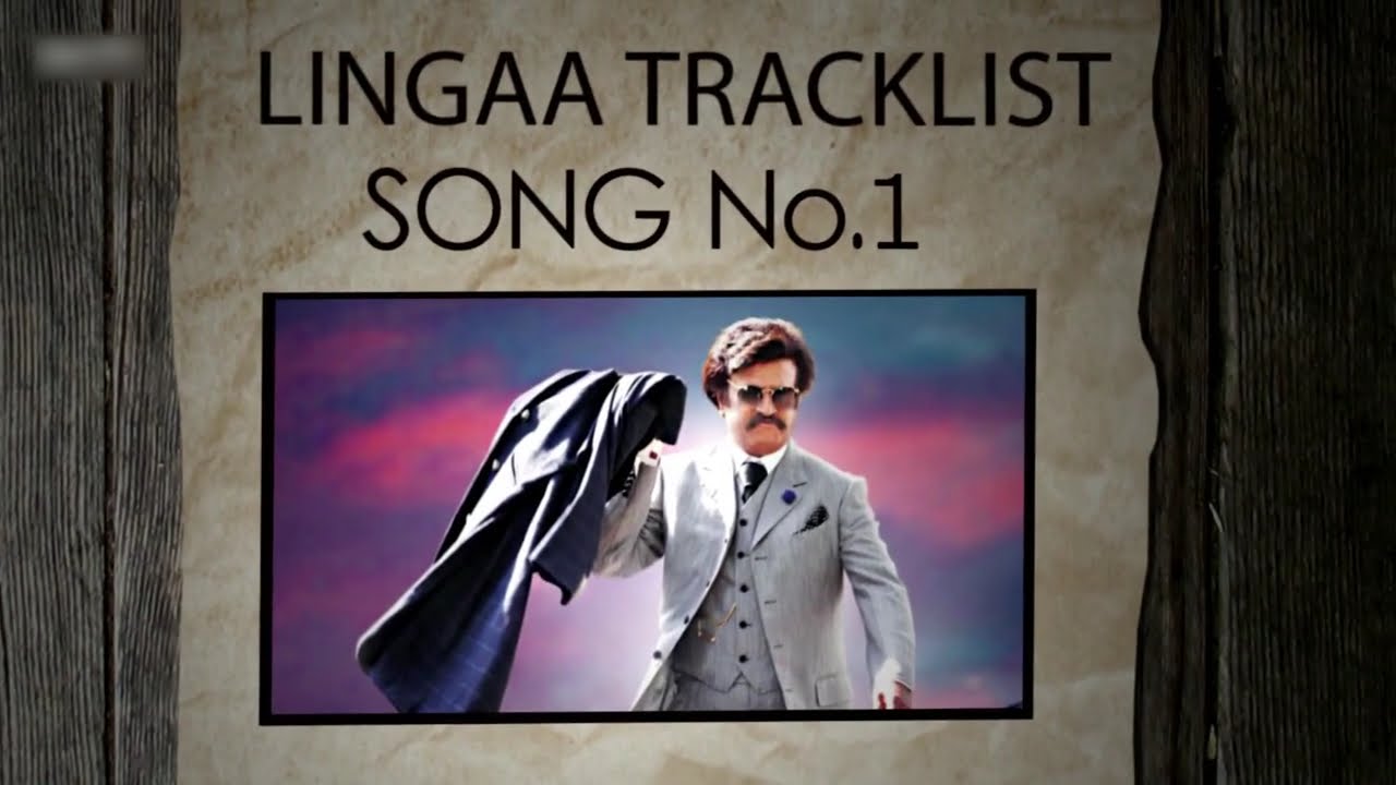 Lingaa Tracklist Teaser - Oh Nanba - Song No. 1 - YouTube