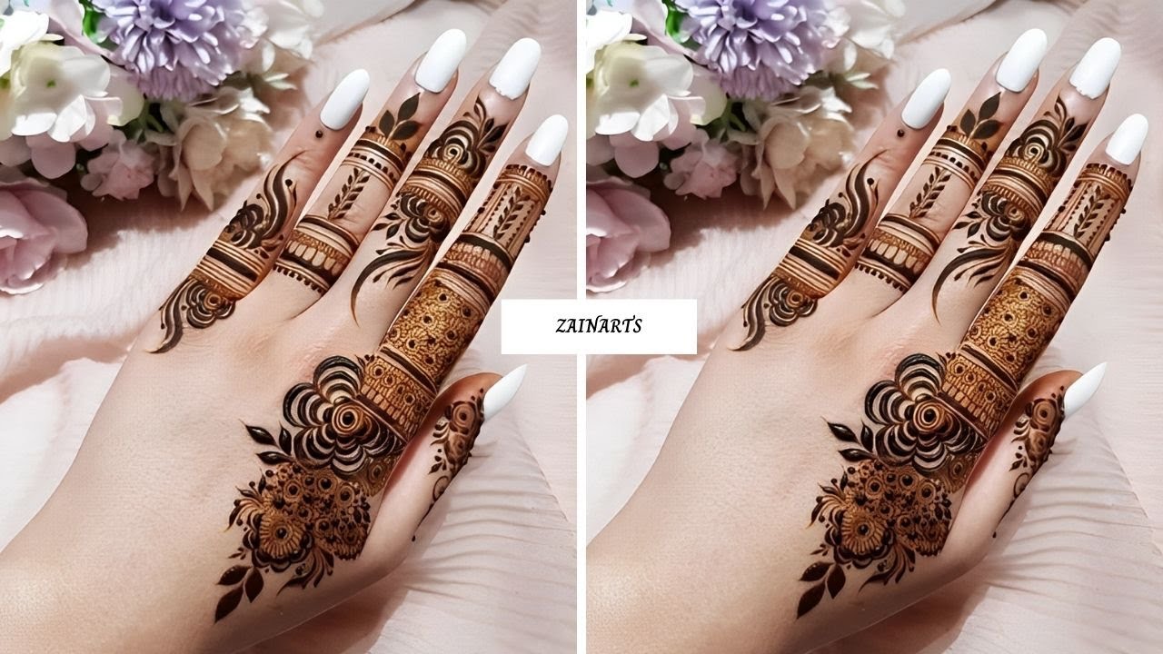 Simple Finger Mehndi Design 2023 | Mehndi Design 2023 | New Mehndi ...