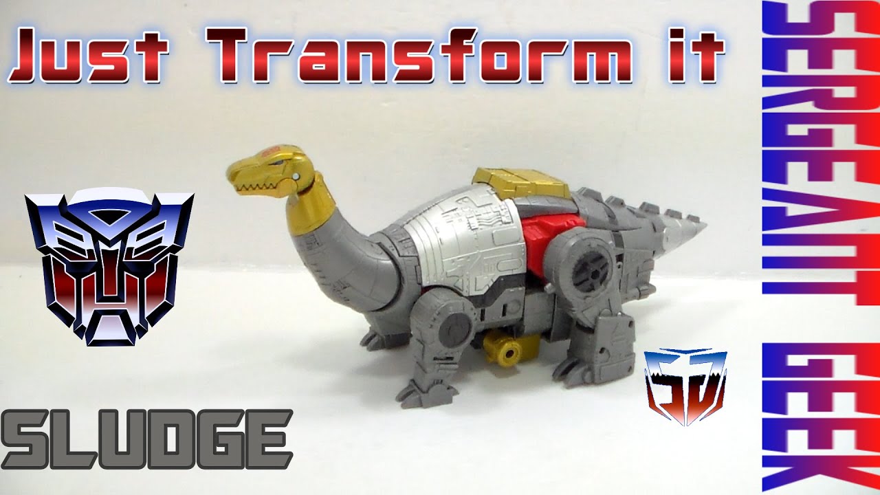 Just Transform it Transformers the Movie Dinobot Sludge - YouTube