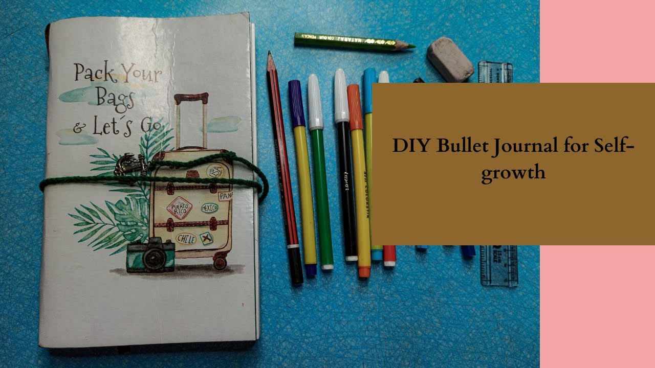 How to make Bullet Journal for Self Growth - 2020 - YouTube