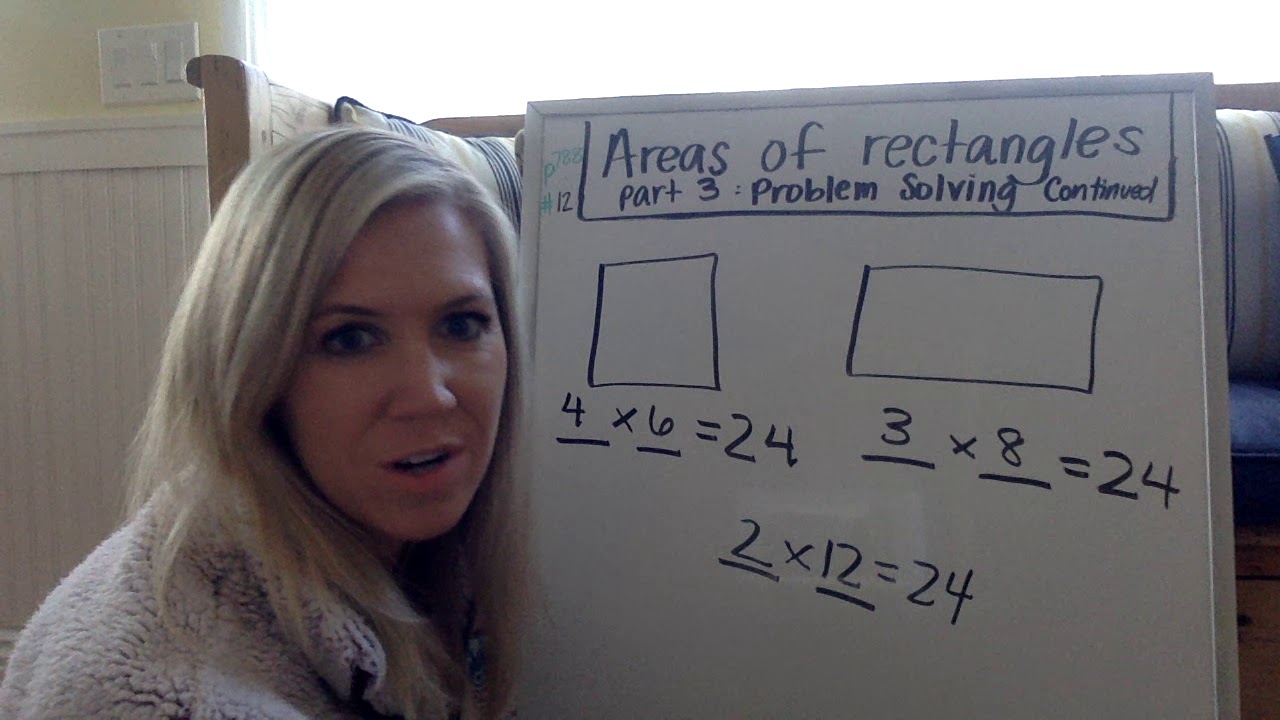 Areas of Rectangles: Part 3 - YouTube