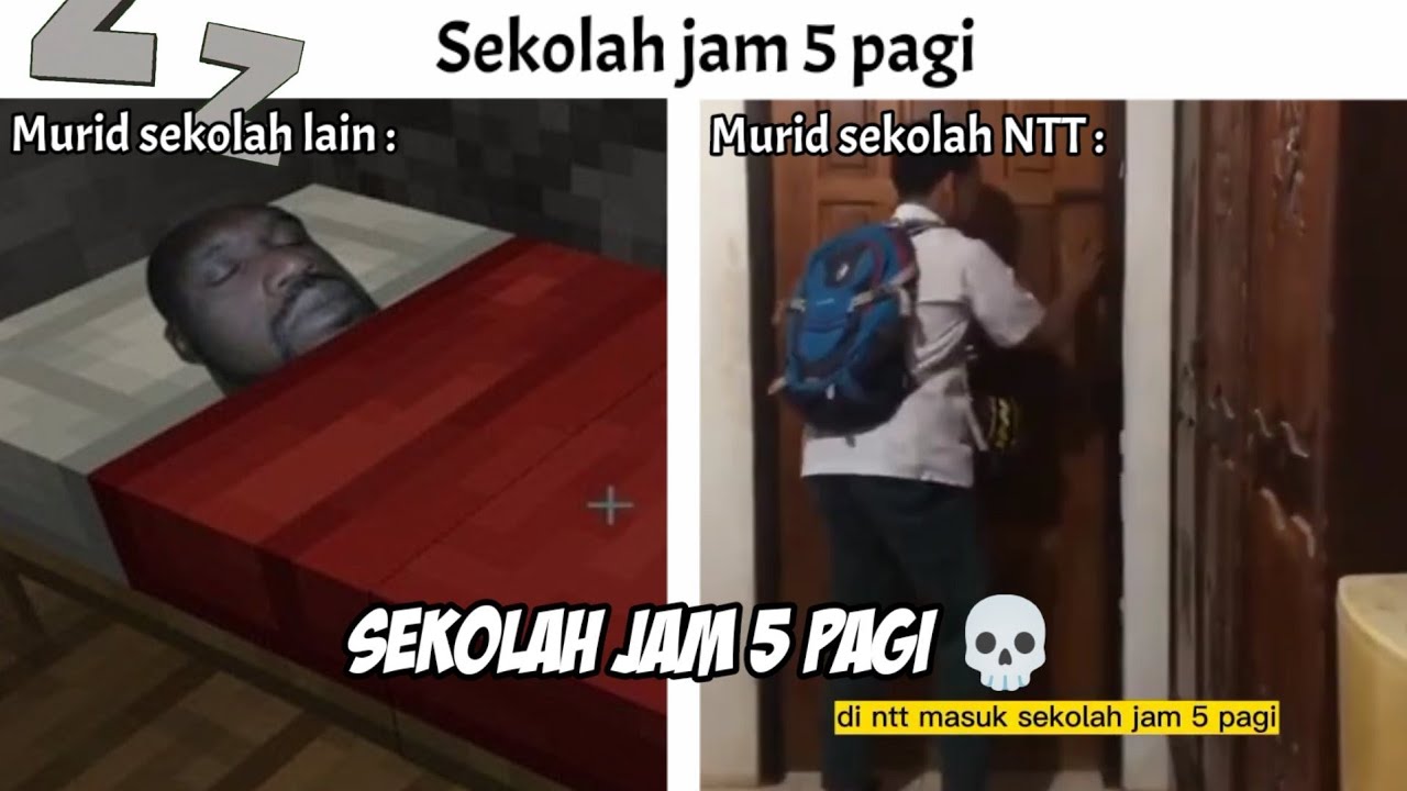 Sekolah Jam 5 Pagi 💀 - YouTube