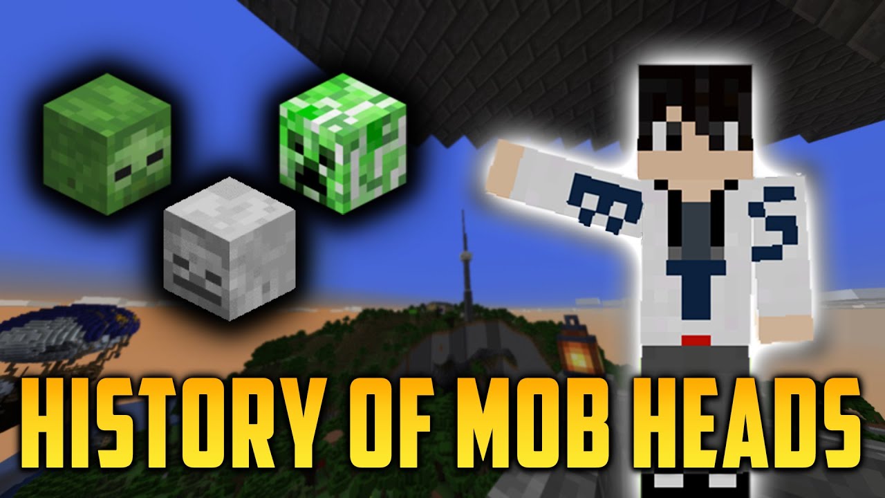 The Unique History of Minecraft Mob Heads - YouTube