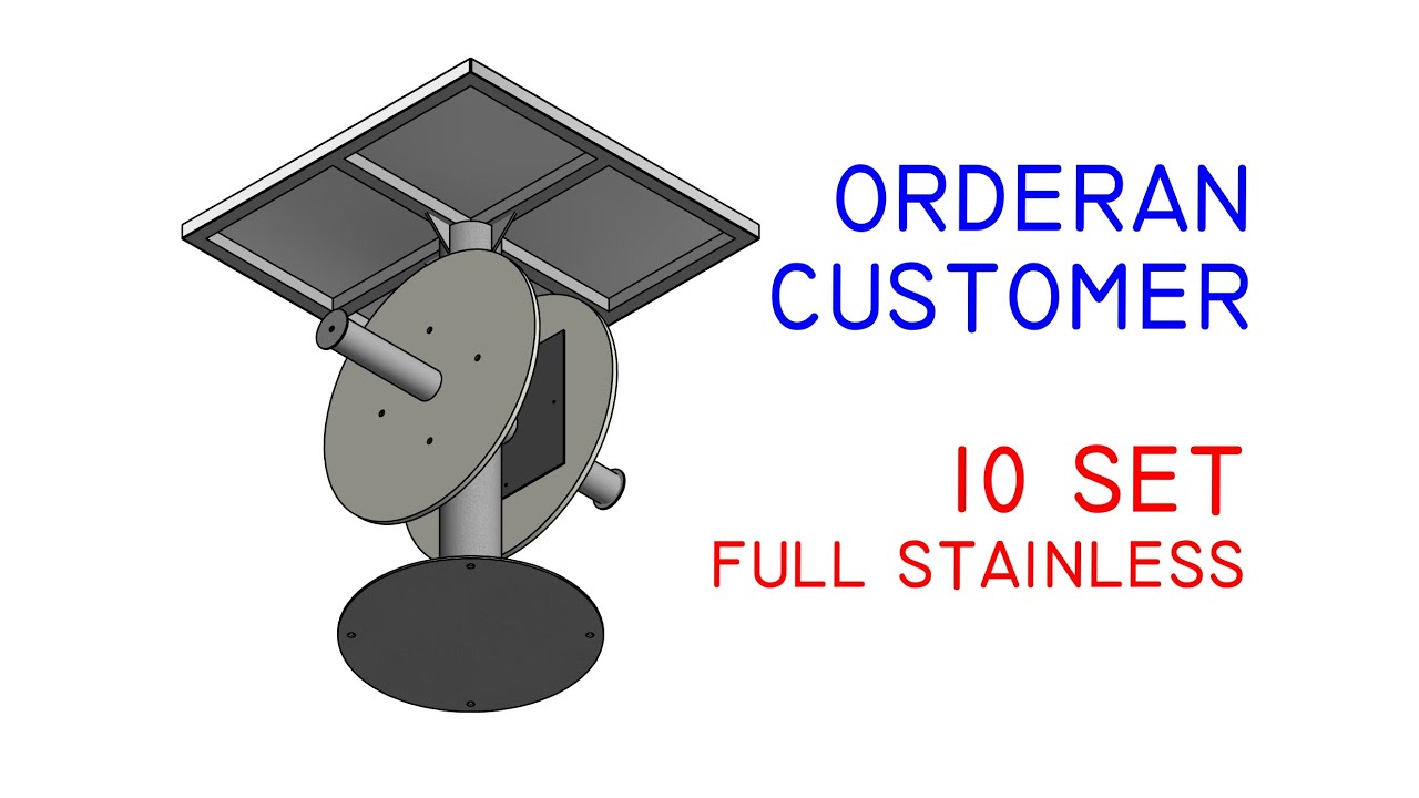 Konsep Meja Operator dan Tempat Material Produksi | Autodesk Inventor ...