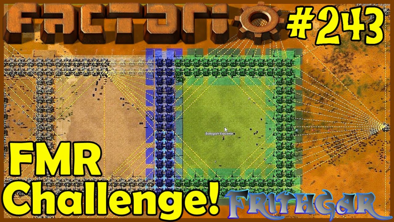 Factorio Million Robot Challenge #243: Laying Down The New Grid! - YouTube
