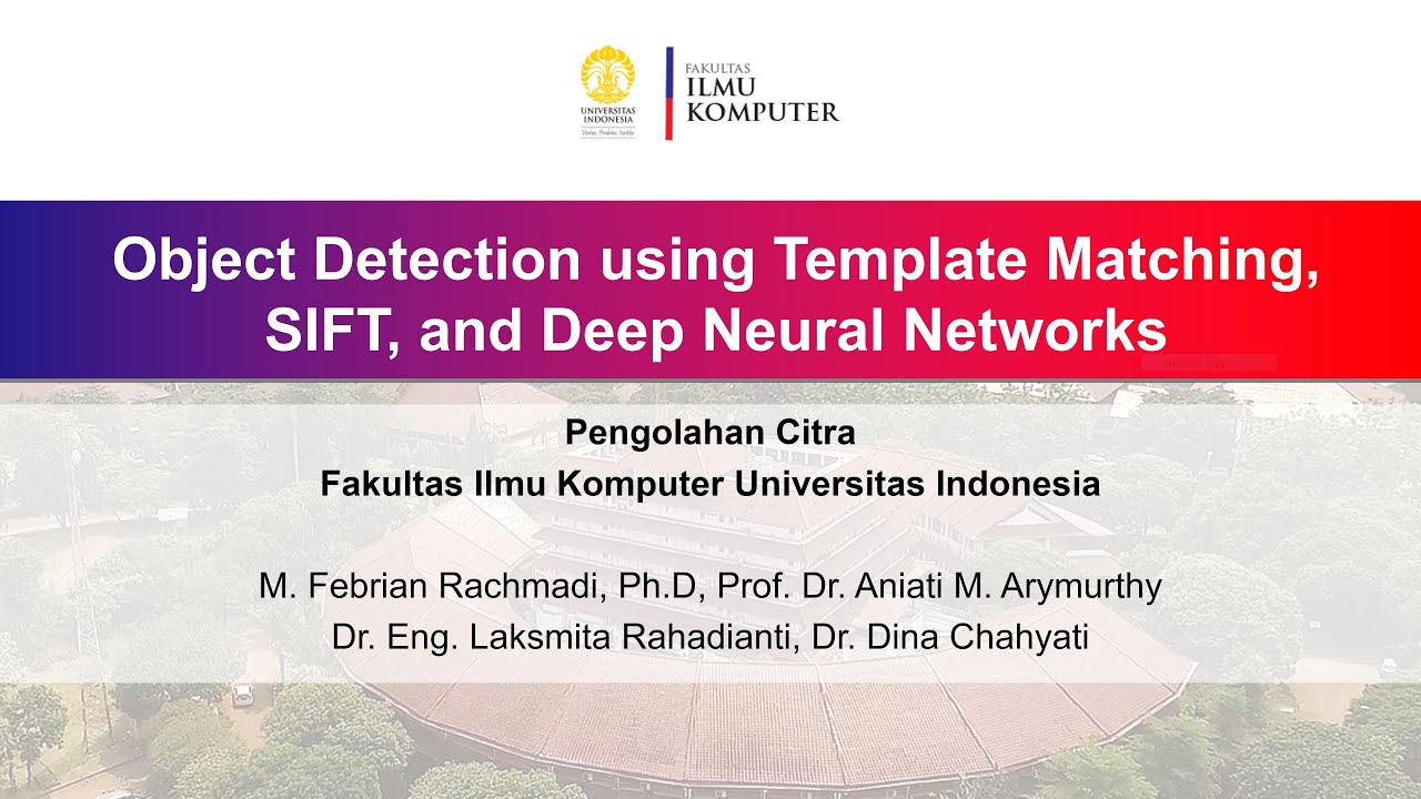 Object Detection using SIFT and DNN (Part 2) | Kuliah Pengolahan Citra ...
