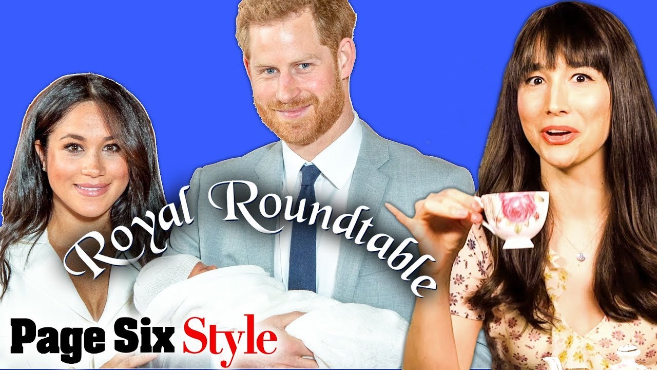 Royal Baby Archie & Meghan Markle's Post-Birth Outfit | Royal Roundtable | Page Six Style - YouTube