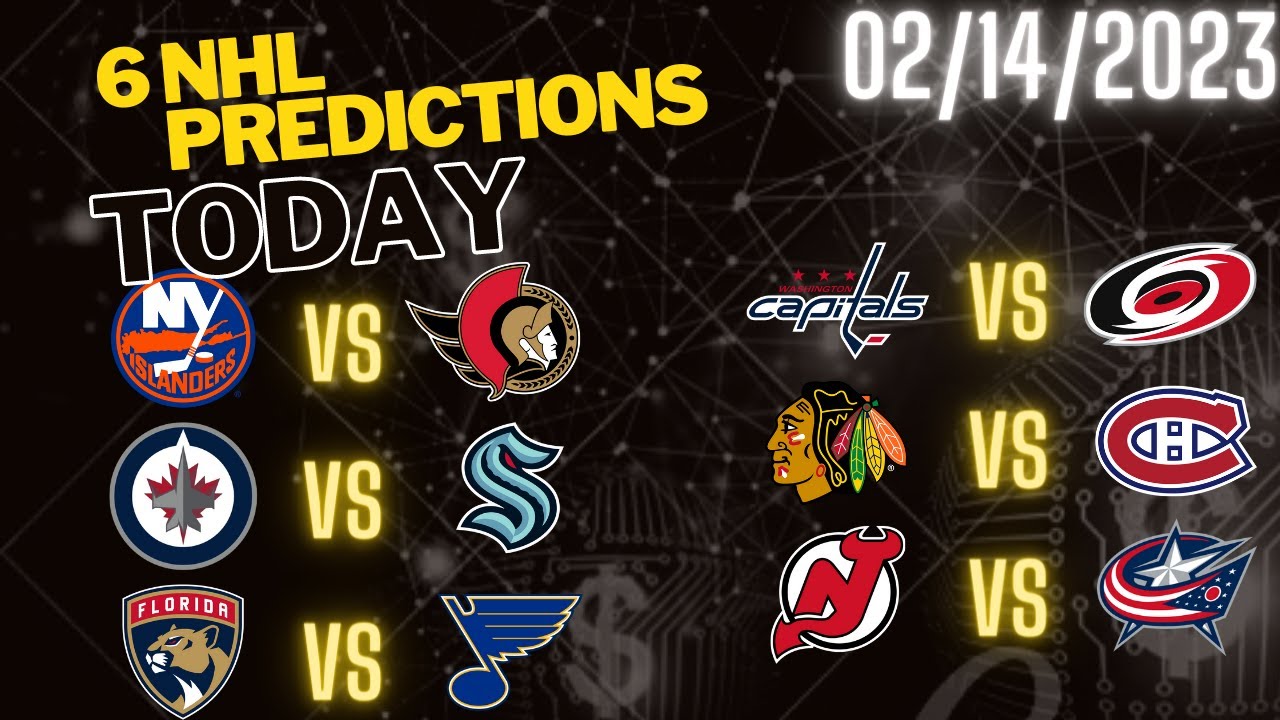 6 nhl predictions today 02/14/23 nhl picks today nhl betting picks ...